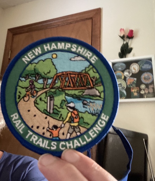 Finishing the NH Rail Trail Challenge: some patch-y thoughts | Granite ...
